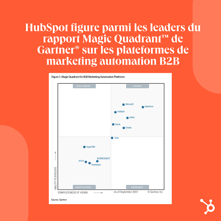HubSpot Community - HubSpot nommé parmi les leaders du rapport Magic ...