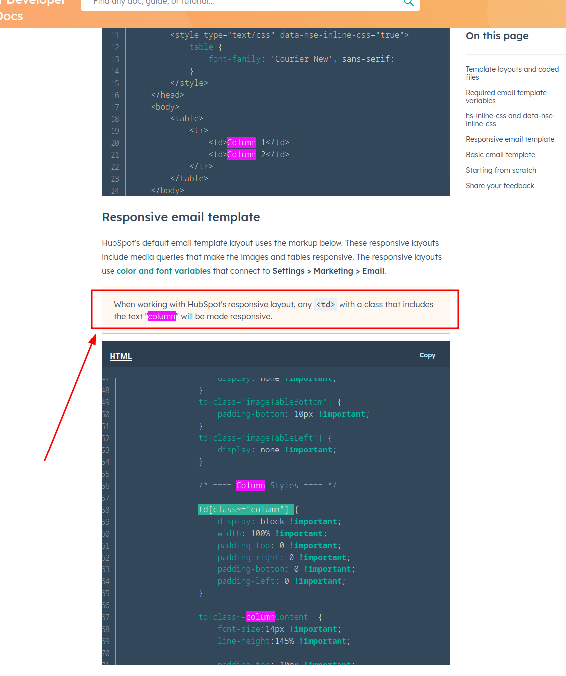 Solved Hubspot Community Creating Custom Css In Email Modules Hubspot Community