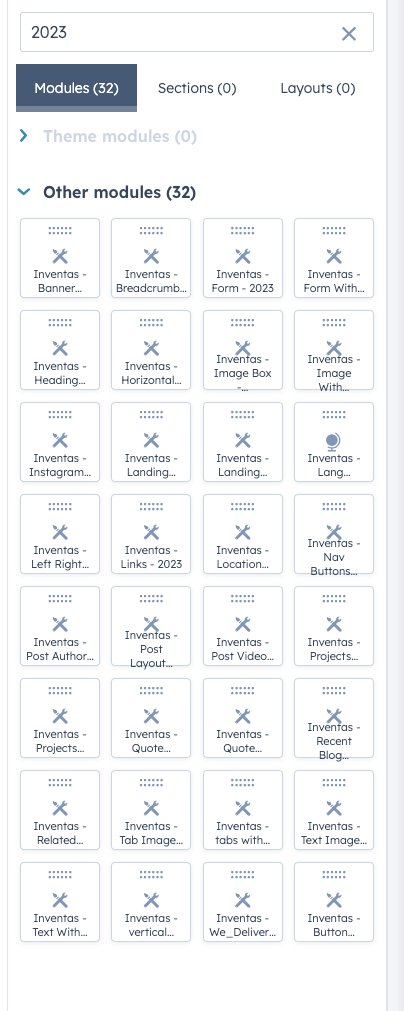 HubSpot Community - Bad UI as it's difficult to see names of modules ...
