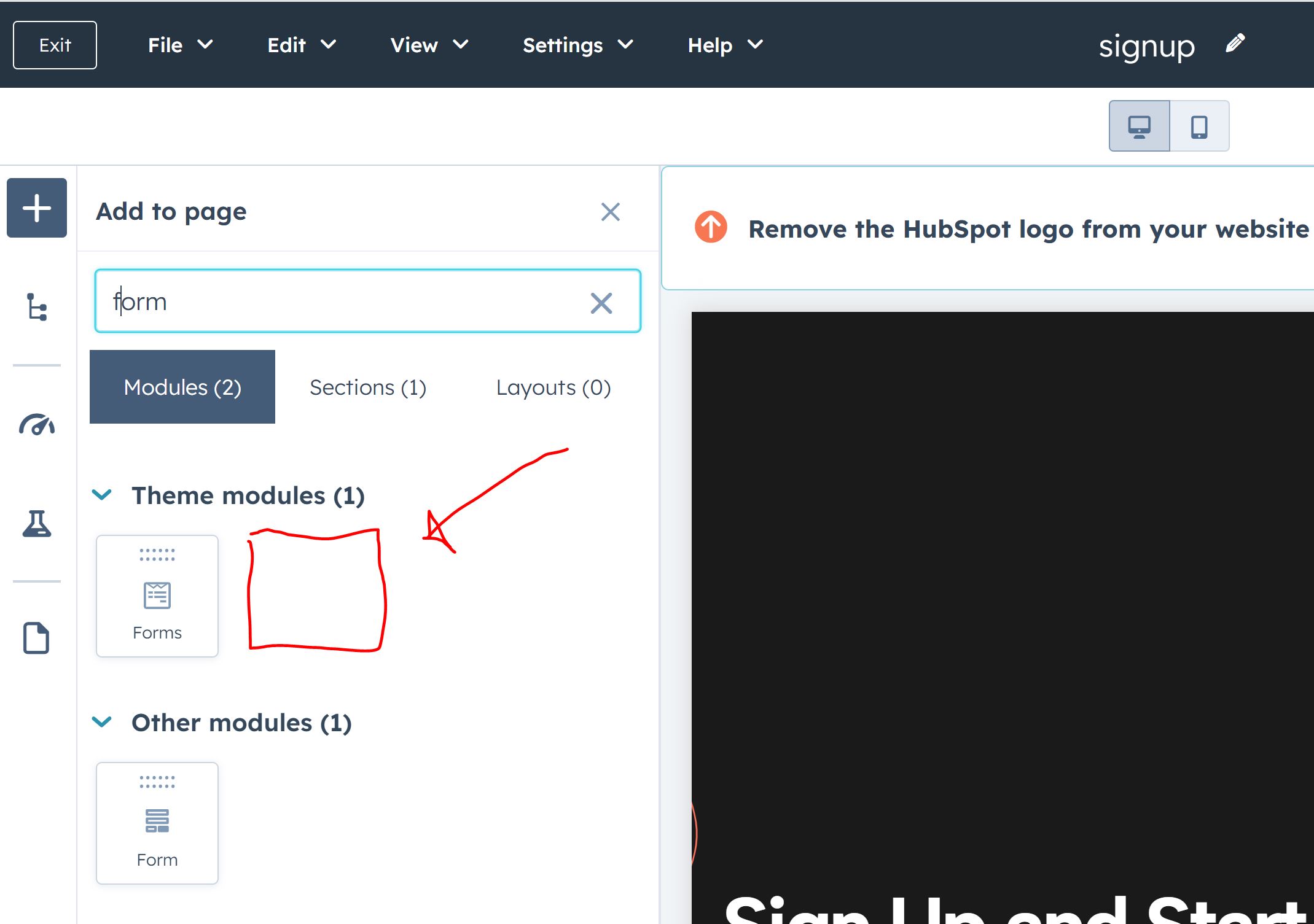 Solved: HubSpot Community - Theme Modules not visible in Webpage editor ...