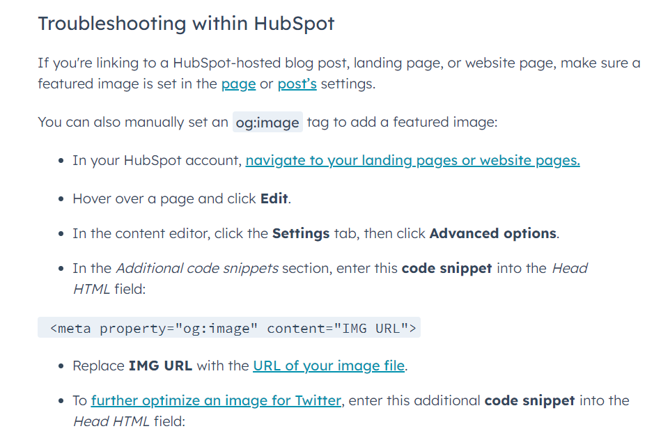 Solved: HubSpot Community - Linkedin Posts Preview Link Image Problem - HubSpot Community