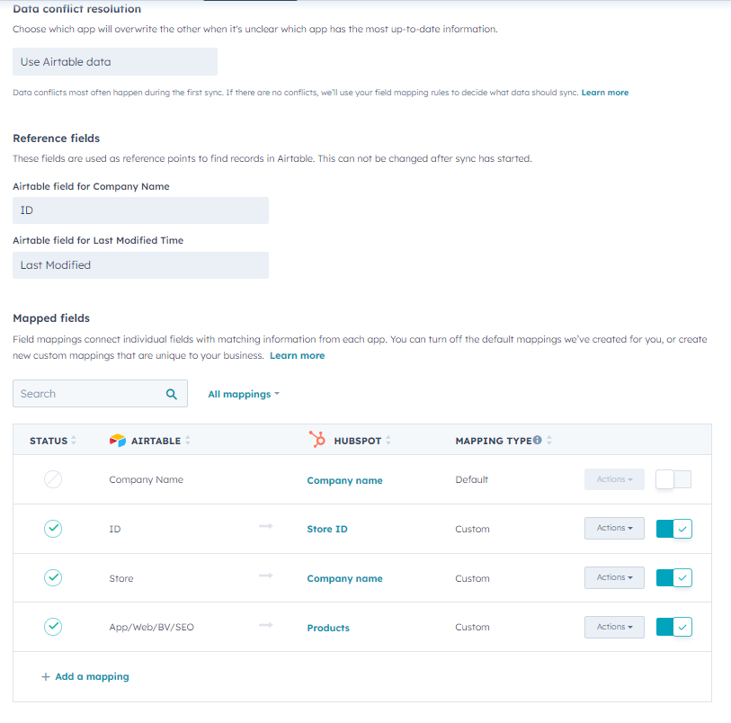 Solved: HubSpot Community - Hubspot can't find common field in Airtable? One Way Data Sync ...