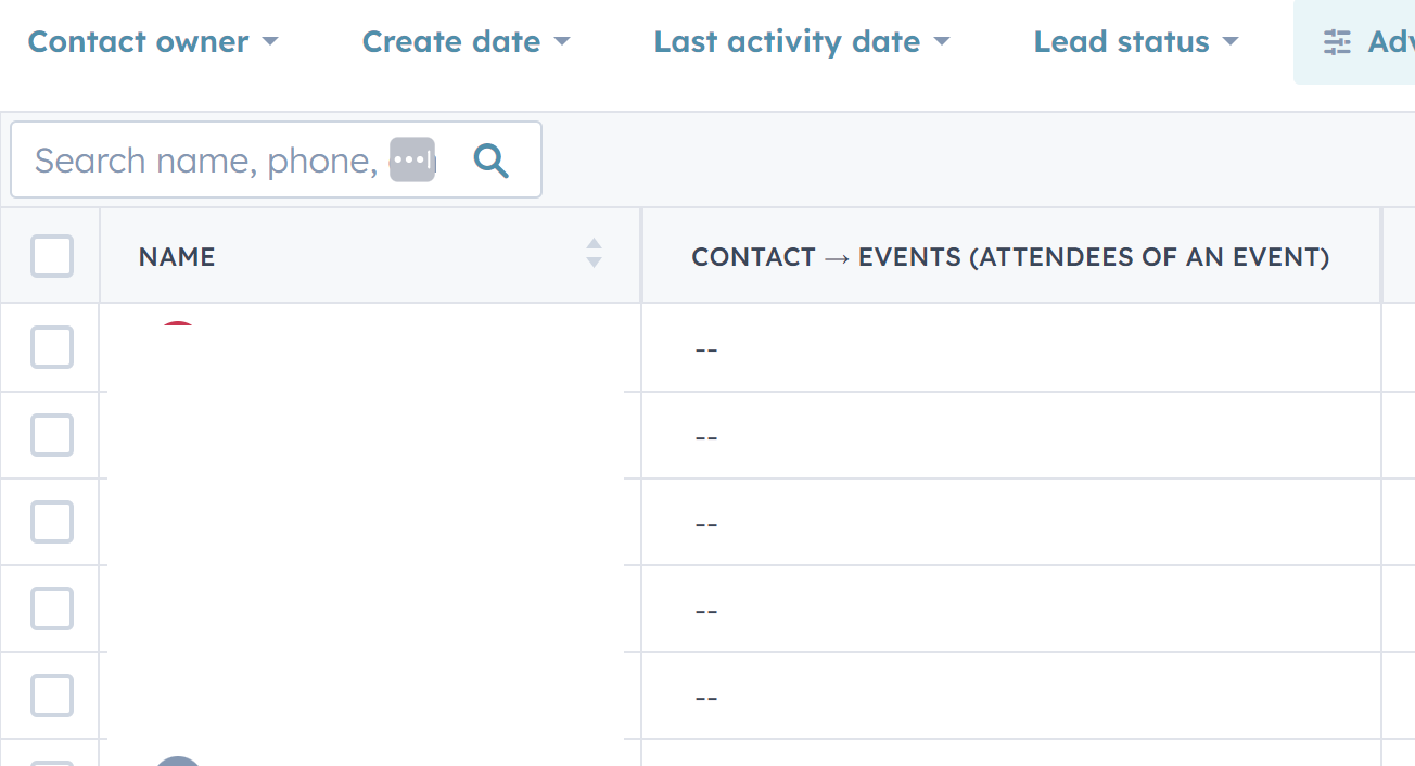 Solved: HubSpot Community - How to create report showing all contacts who attended a specific ...