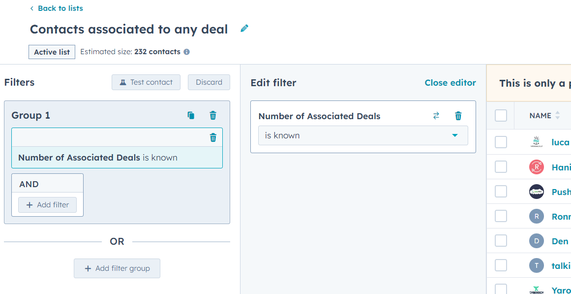Solved: HubSpot Community - Creating a Report and/or List - HubSpot Community