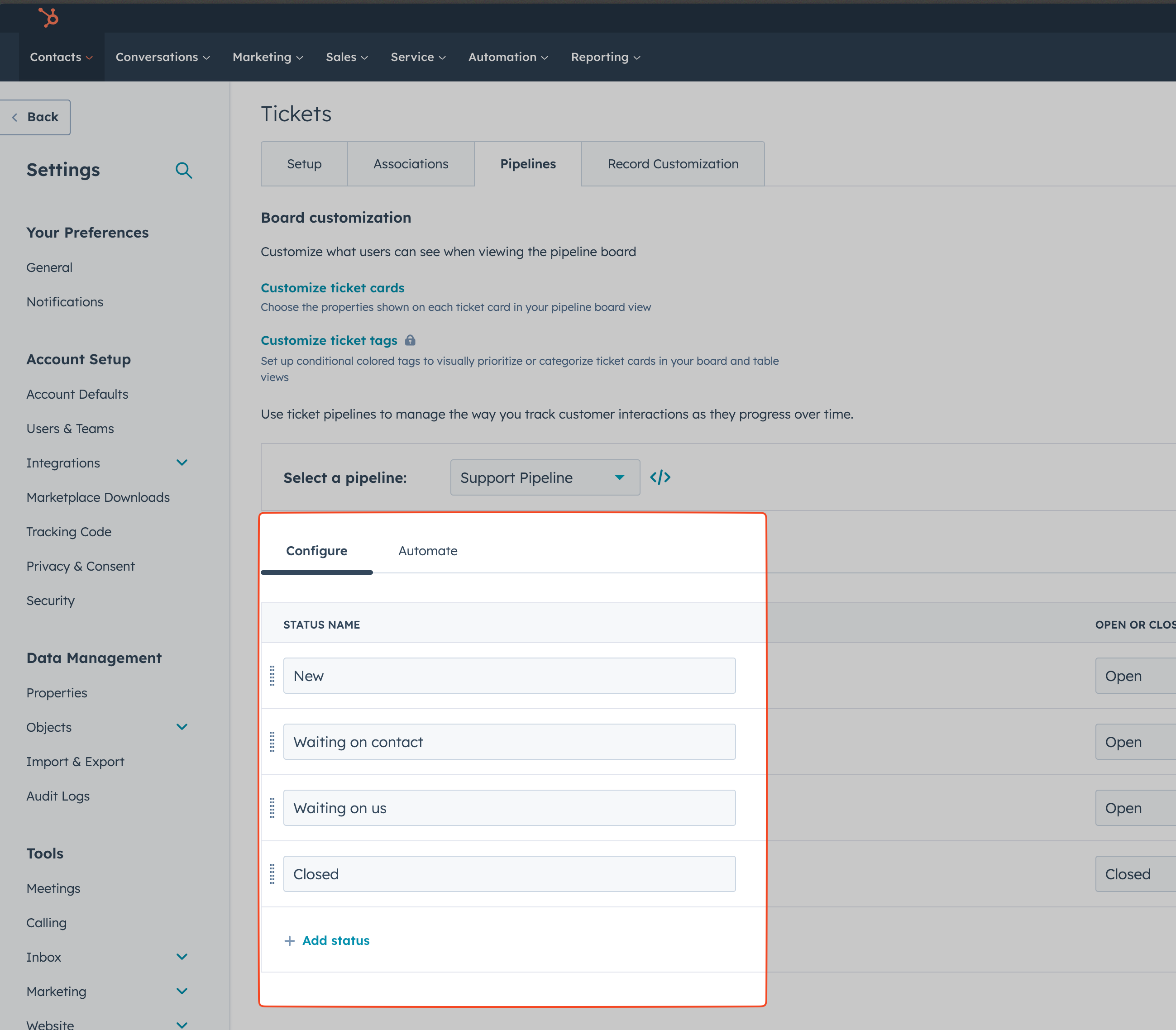 Solved: HubSpot Community - API for fetching Tickets Statuses names - HubSpot Community