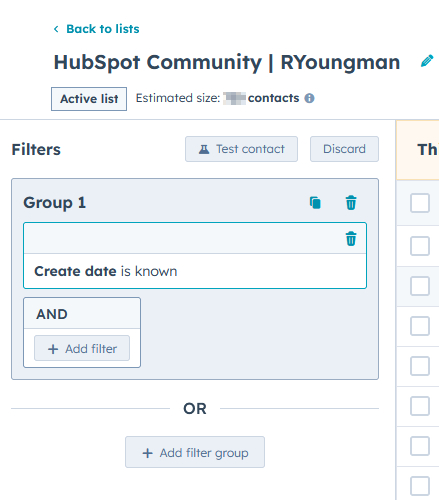 Solved: HubSpot Community - Create a list of all contacts - HubSpot Community