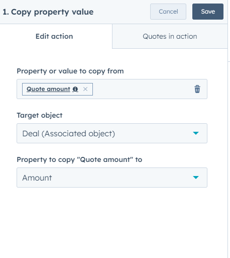 HubSpot Community - Quote amount to deal amount - HubSpot Community
