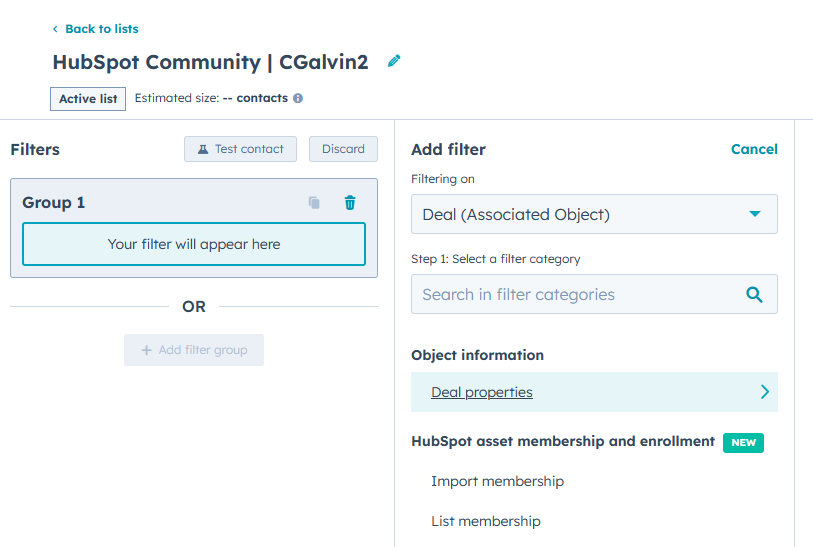 Solved: HubSpot Community - Contact List Not Showing in Email Recipients - HubSpot Community