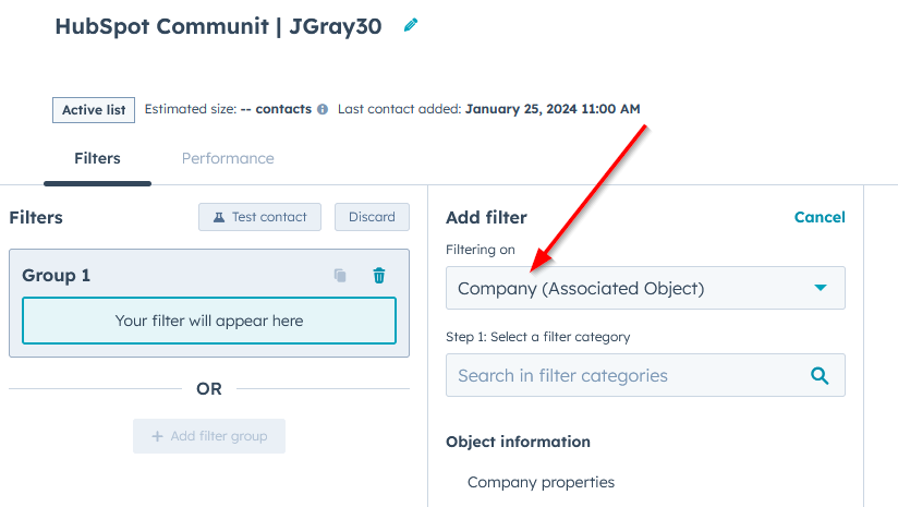 Solved: HubSpot Community - Creating a list for associated Labels - HubSpot Community