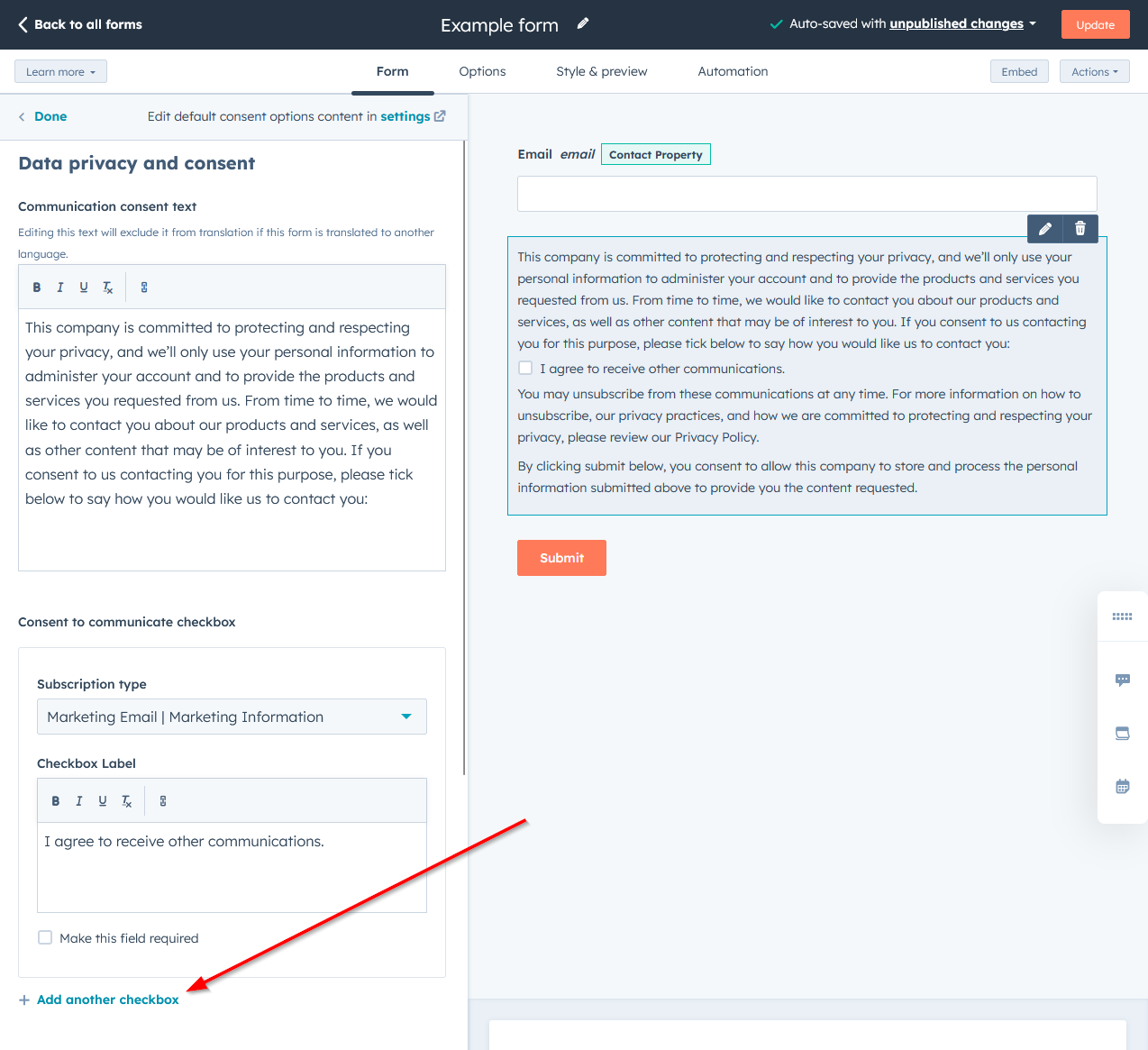 Solved: HubSpot Community - Subscription types/multiple newsletters on a single form - HubSpot ...