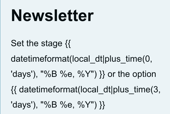 HubSpot Community - Insert Dynamic Date in email - HubSpot Community
