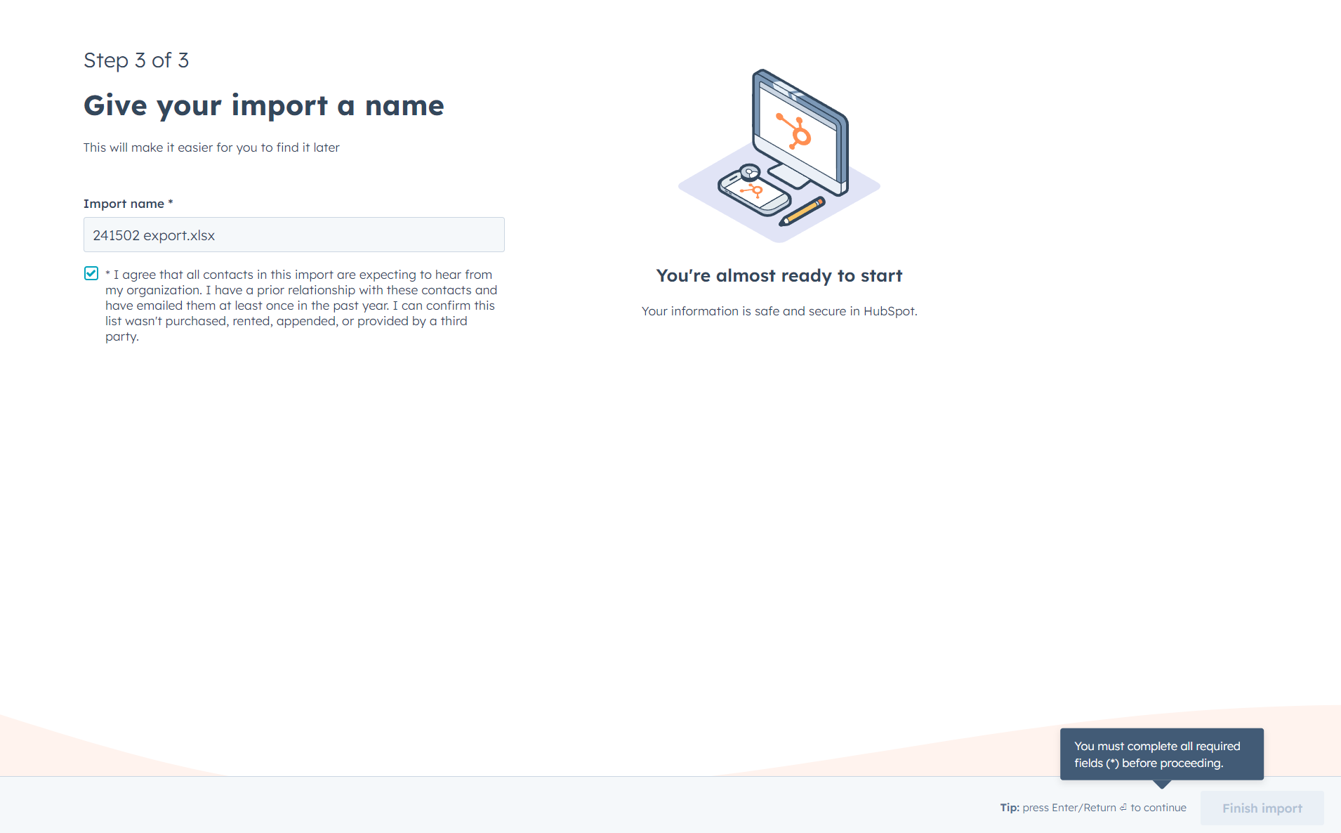 Solved: HubSpot Community - Stuck Importing - HubSpot Community