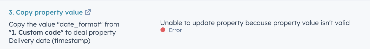 Solved: HubSpot Community - String date to date property in automation/workflow with custom code ...