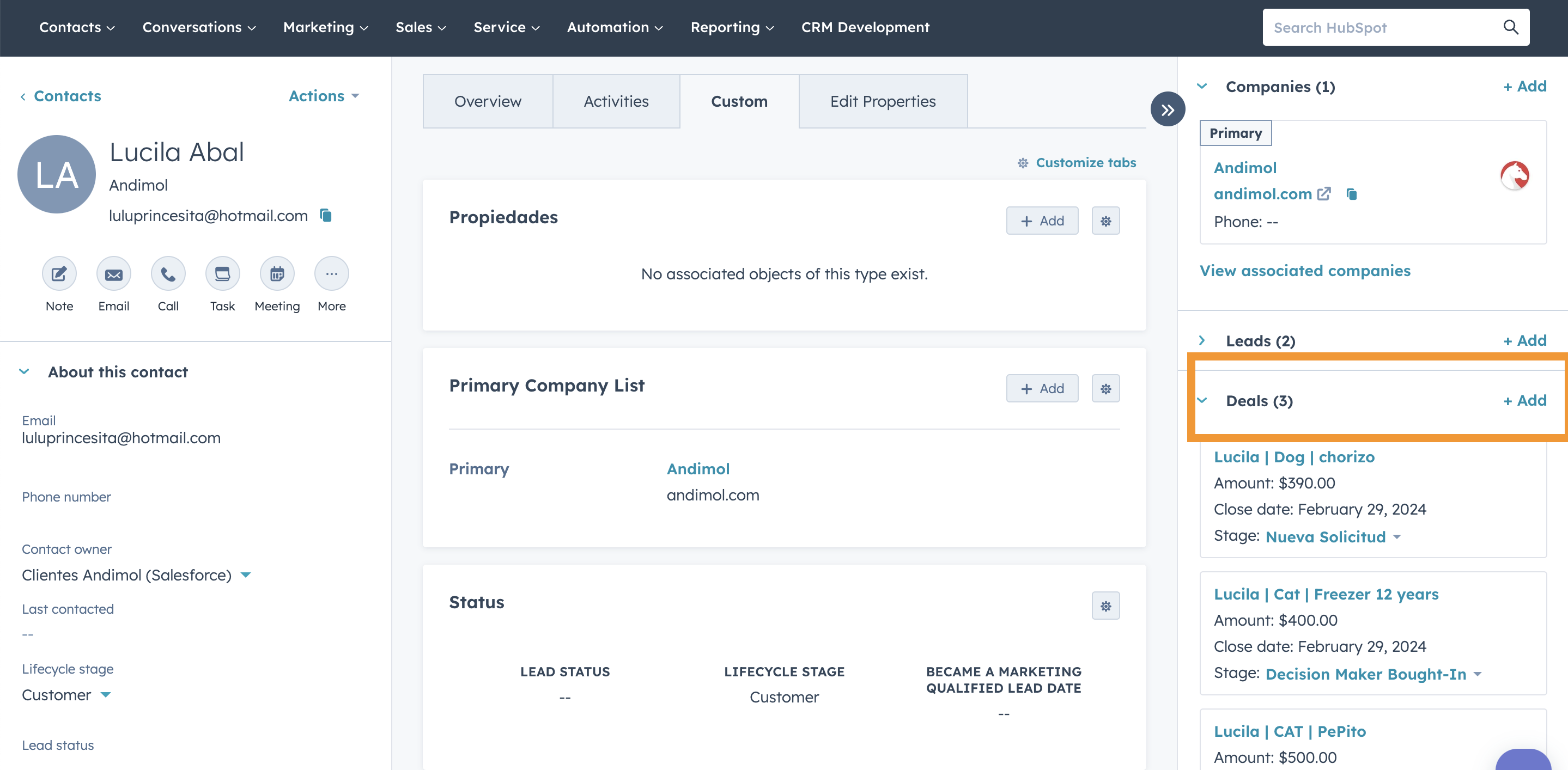 Solved Hubspot Community Multiple Contacts On Pipeline Hubspot Community 