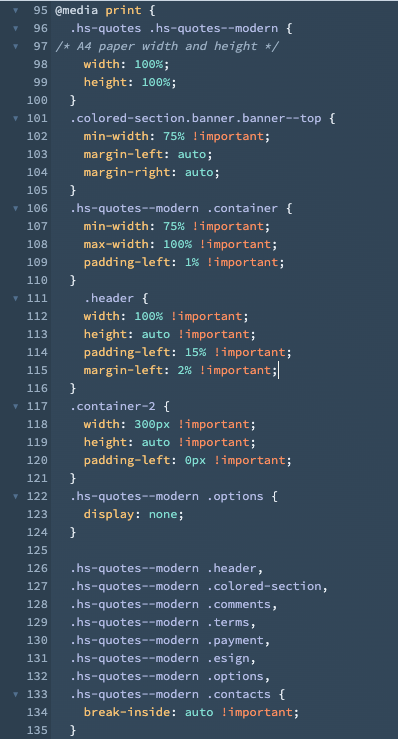 Solved Hubspot Community Edit Css For Downloading Quotes Hubspot Community