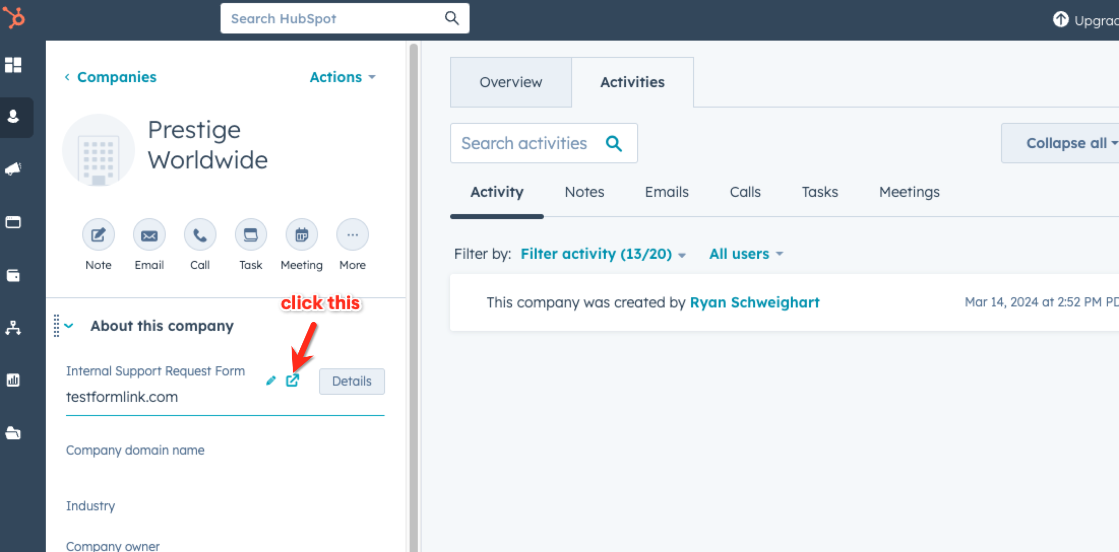 Solved: HubSpot Community - Re: Internal Forms Access - HubSpot Community
