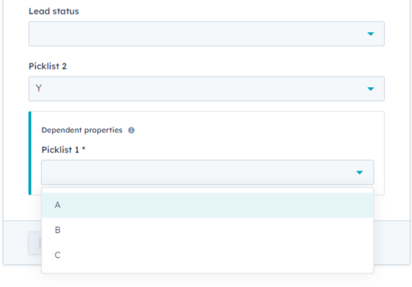 Hubspot Community Conditional Property Options Not Working In Company Create Form Hubspot 