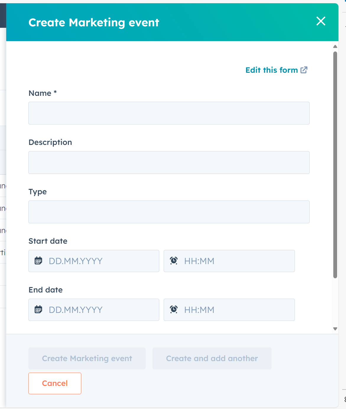 Hubspot Community Manually Create Marketing Events Within Hubspot Hubspot Community 