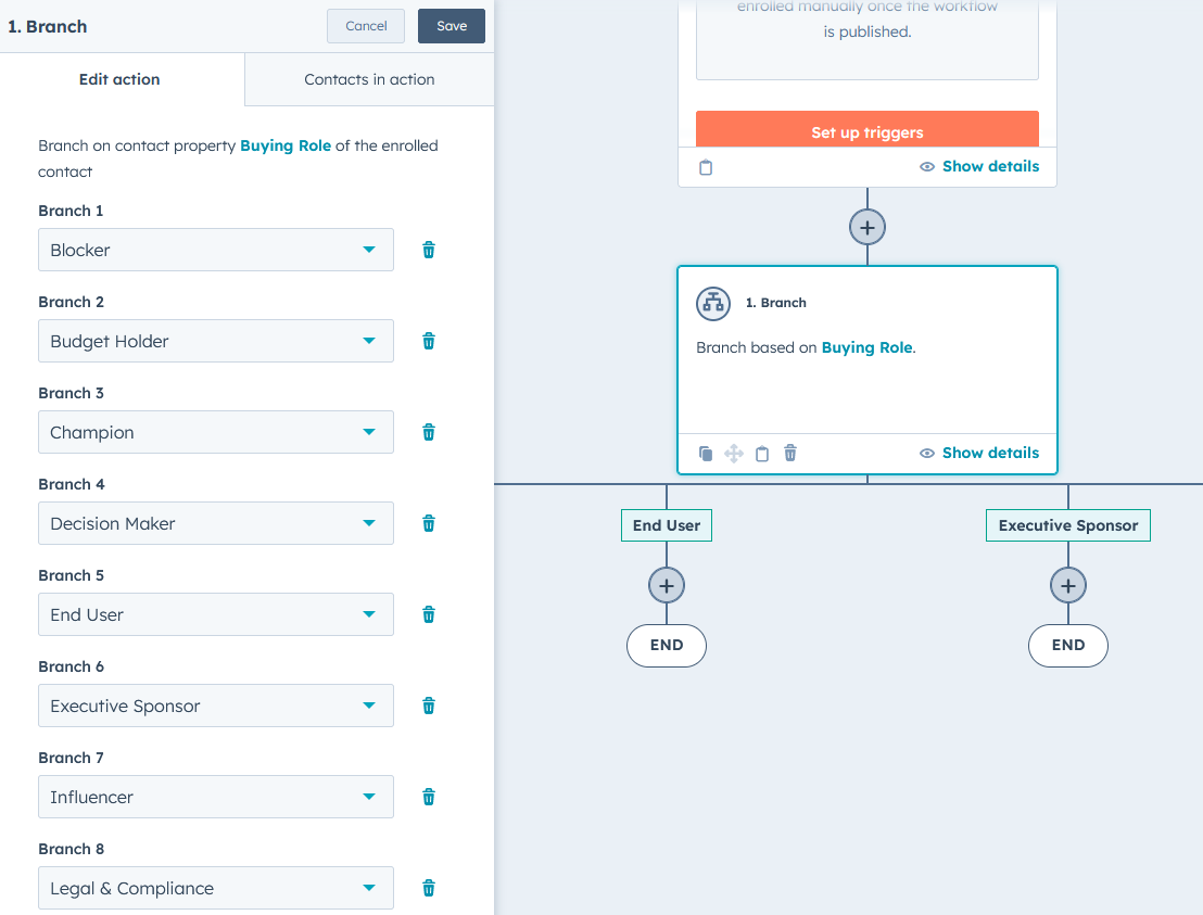 Solved: HubSpot Community - Edit actions in workflow - HubSpot Community