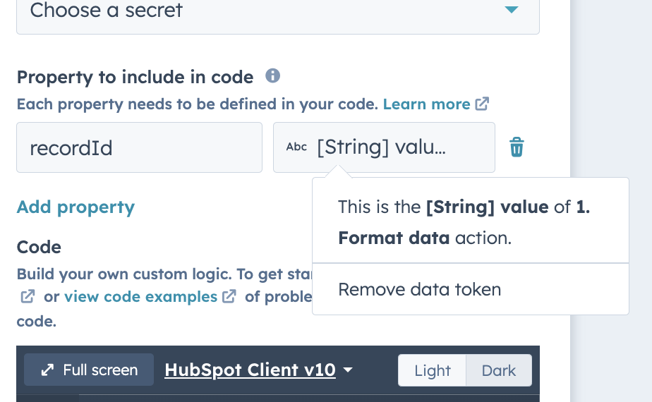 Solved Hubspot Community Workflow Custom Code How To Add Data Sources Hubspot Community