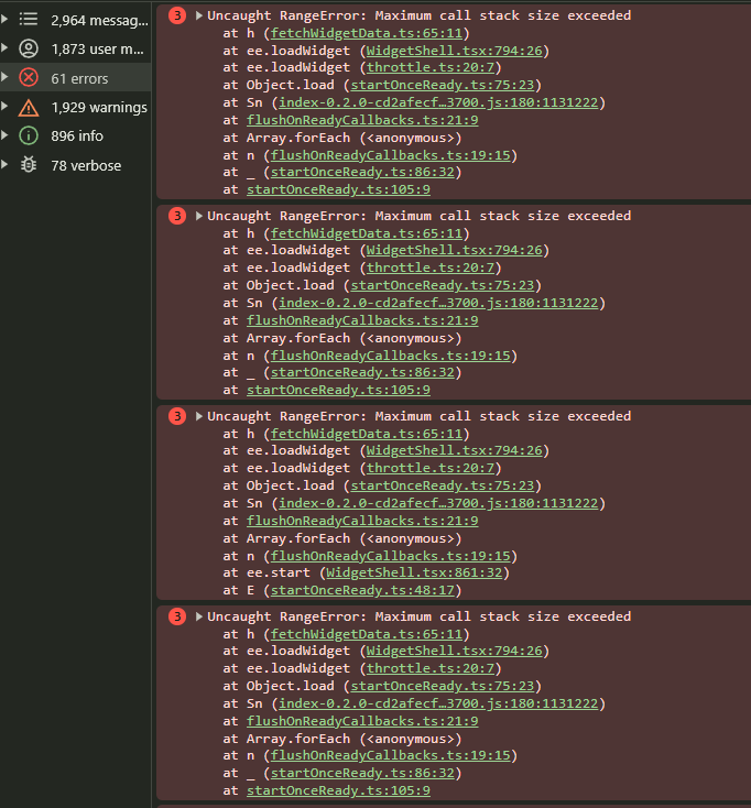 Hubspot Community Fetchwidgetdata Script Goes Into A Loop And Spams With Requests Hubspot 