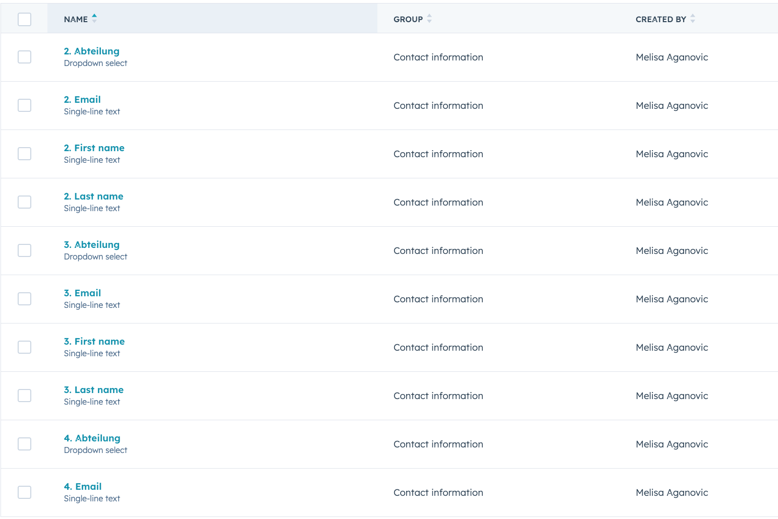 Solved Hubspot Community Create Forms With 4x First And Last Name Property Hubspot Community