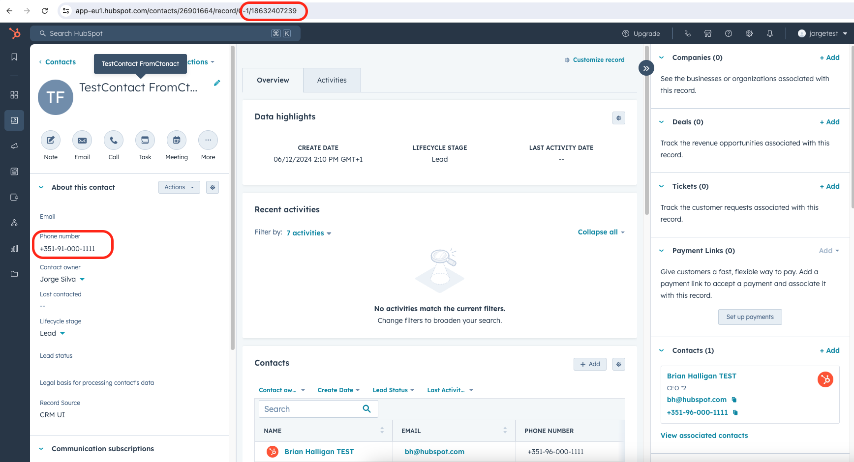 Solved: HubSpot Community - Different objectId using Calling Extensions SDK and onDialNumber ...