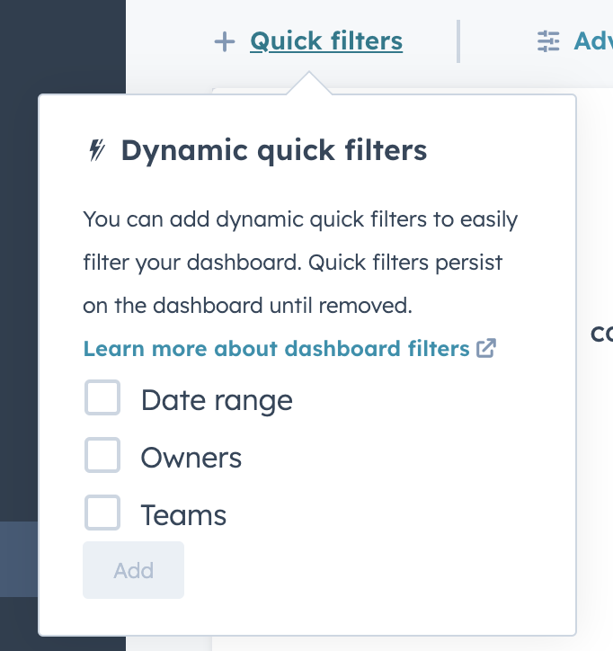 Solved Hubspot Community Setting Dashboard To View Only Team Data Hubspot Community