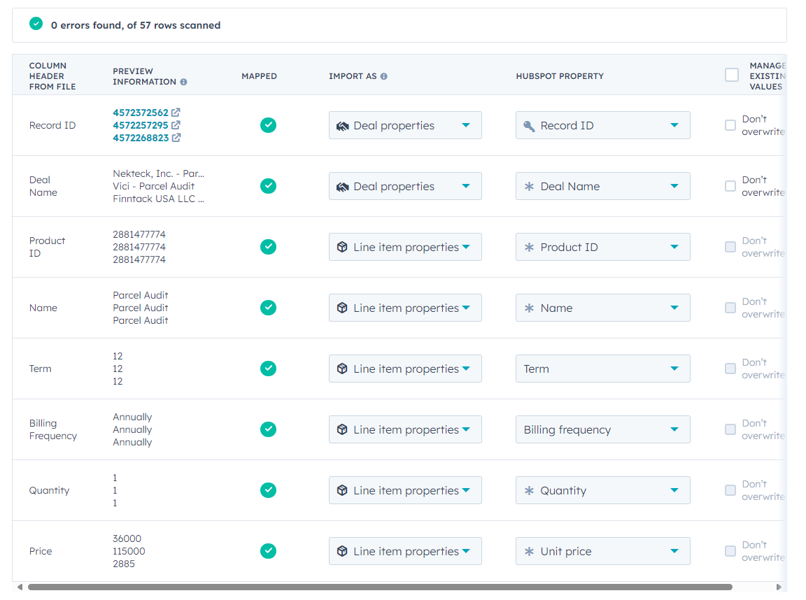 Solved: HubSpot Community - Importing Line Items to Existing Deals - HubSpot Community