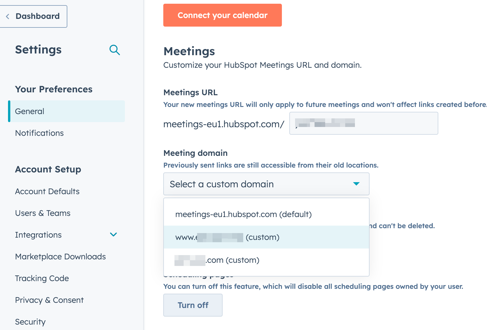 Solved: HubSpot Community - How do i create my own Meetings URL / domain? - HubSpot Community