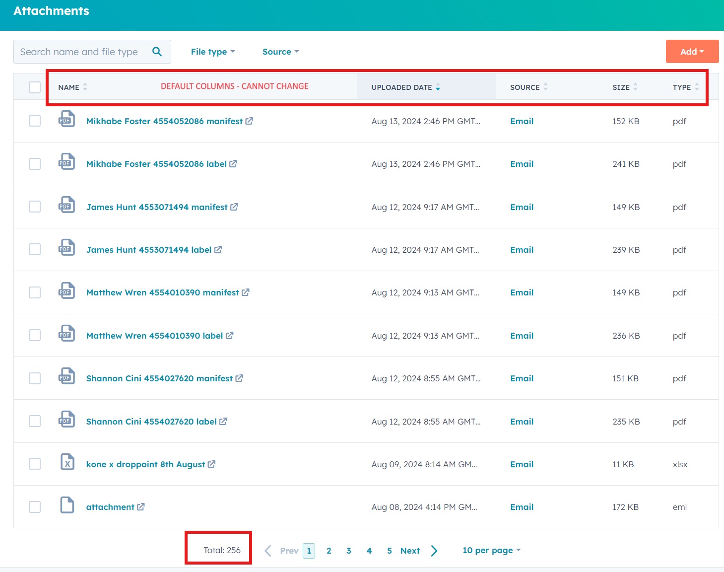 HubSpot Community - Editable Attachment Columns - HubSpot Community