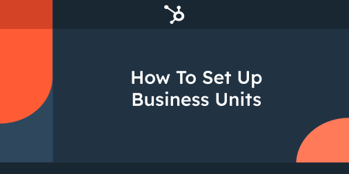 How To Set Up Business Units