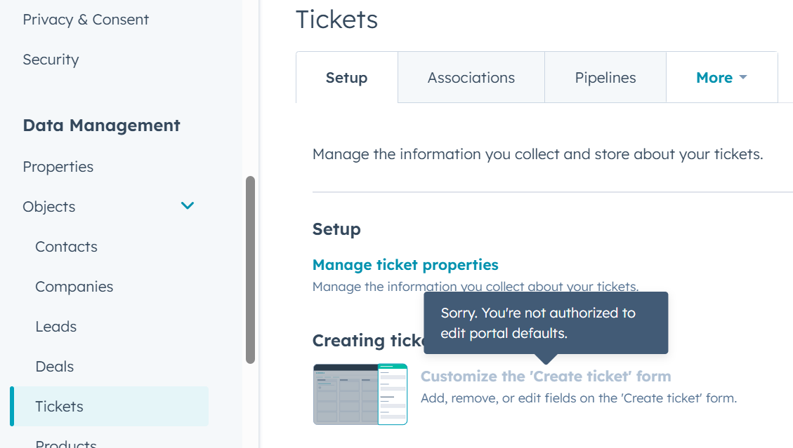 Solved: HubSpot Community - Permission for 'Create Ticket' form ...