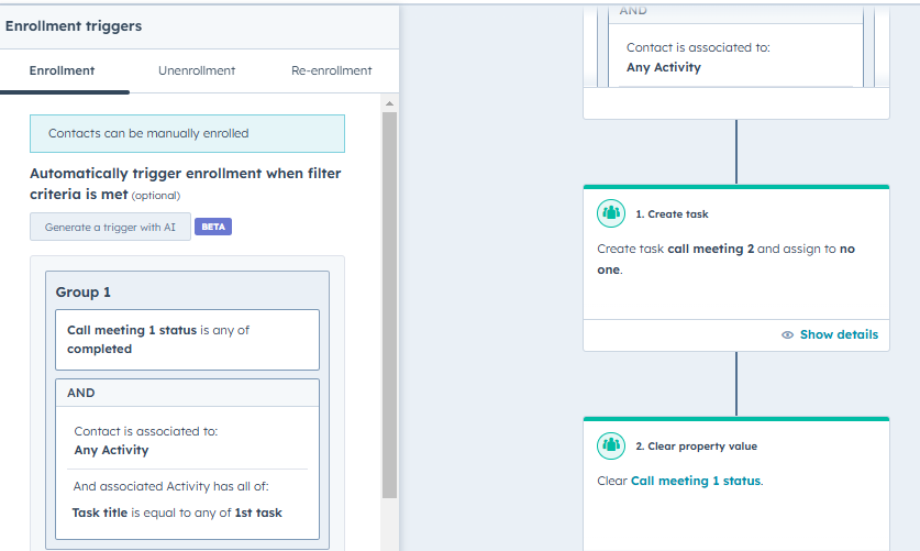 Solved: HubSpot Community - Trigger workflow task automation after changing the status on ...