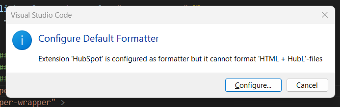 Solved: HubSpot Community - Code-Formatting with Prettier in VS Code - HubSpot Community