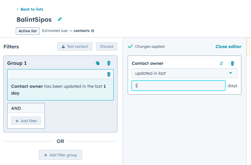 Solved: HubSpot Community - How to create a list of companies/contacts/deals that changed owners ...