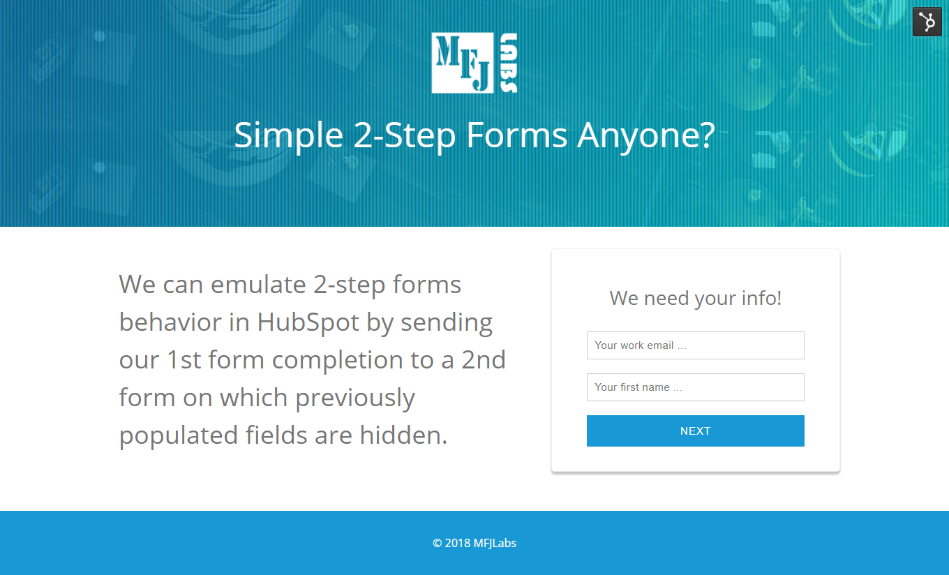 Solved: HubSpot Community - Multi Step Forms - Possible?? - HubSpot Community