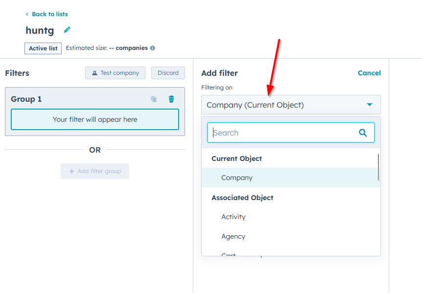 Solved Hubspot Community Filter On Associations Hubspot Community 