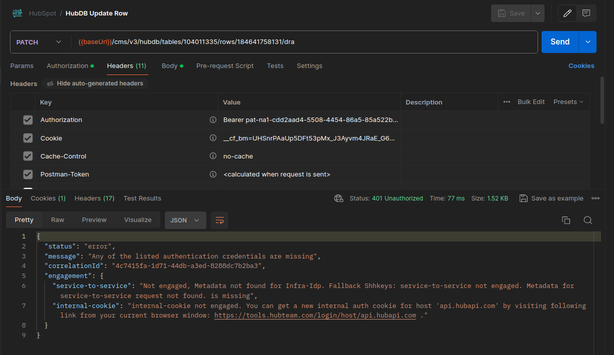 HubSpot Community - Update HubDb row via API - HubSpot Community