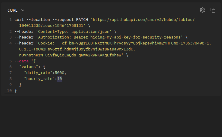 HubSpot Community - Update HubDb row via API - HubSpot Community