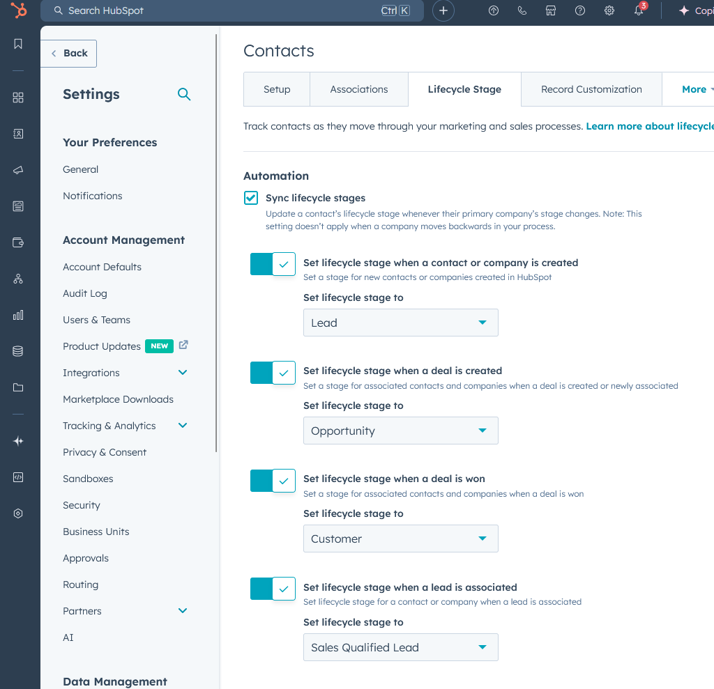 Solved: HubSpot Community - Lifecycle Stages Not Tracking in Full - HubSpot Community