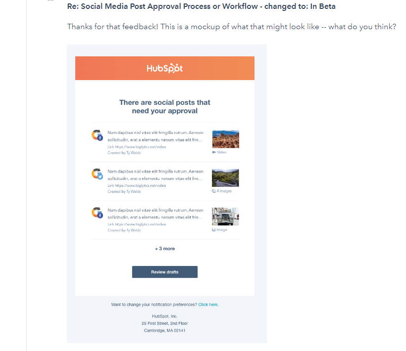 HubSpot Community - Approval Process for Social Media Posts (with ...
