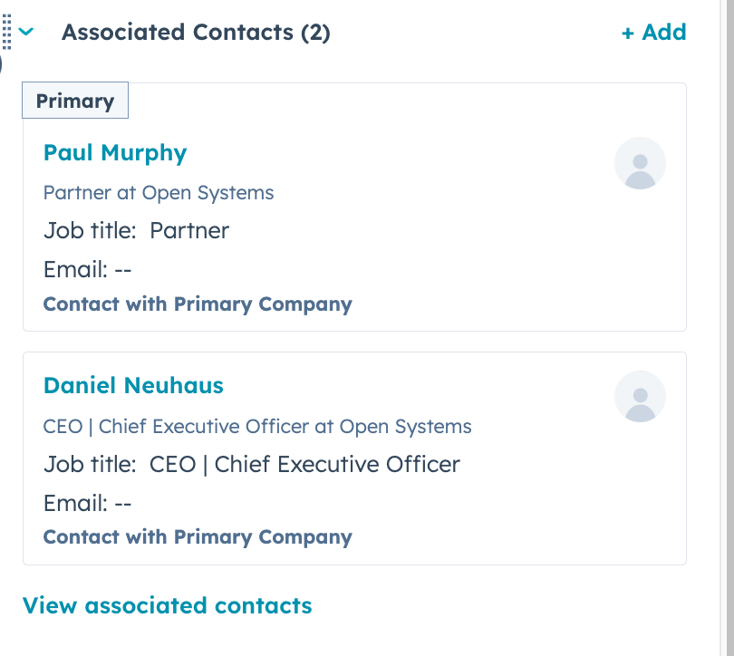 Solved Hubspot Community How Can I Associate A Contact As A Primary