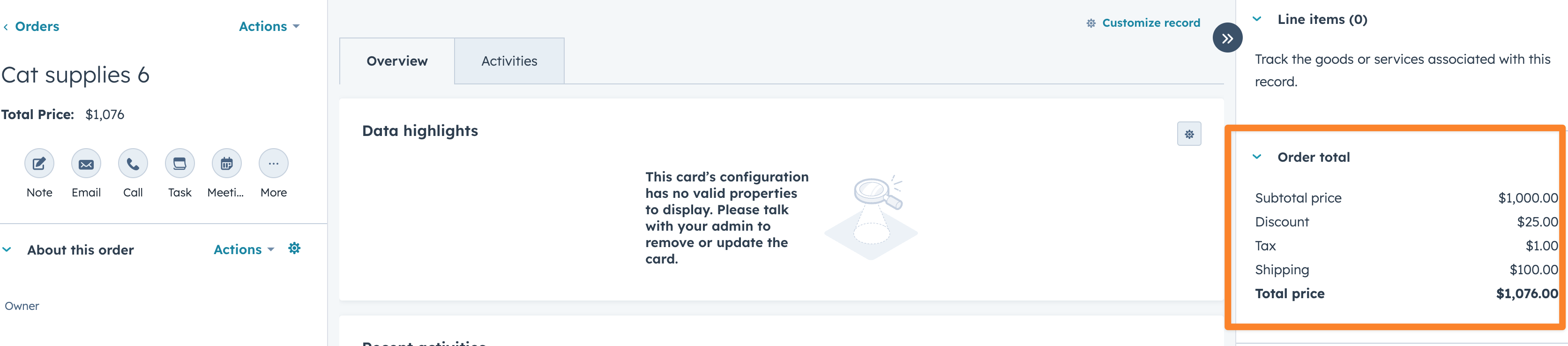 Solved: HubSpot Community - Orders API and the Order total issue - HubSpot Community