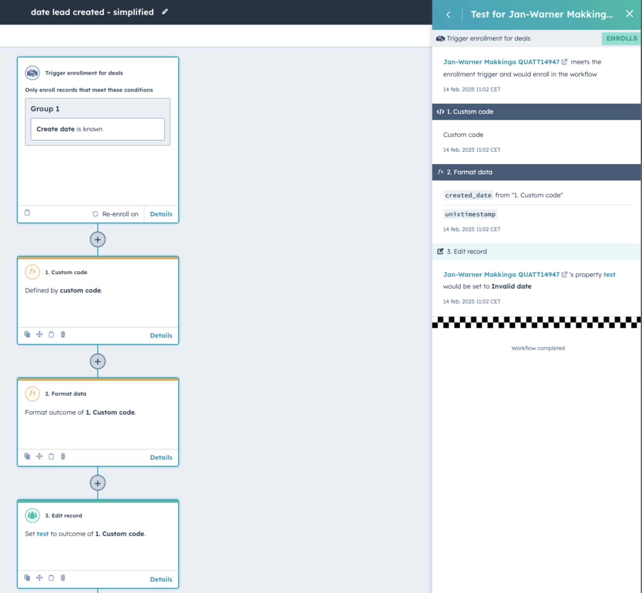 HubSpot Community - Workflow custom code setting date issue - HubSpot Community