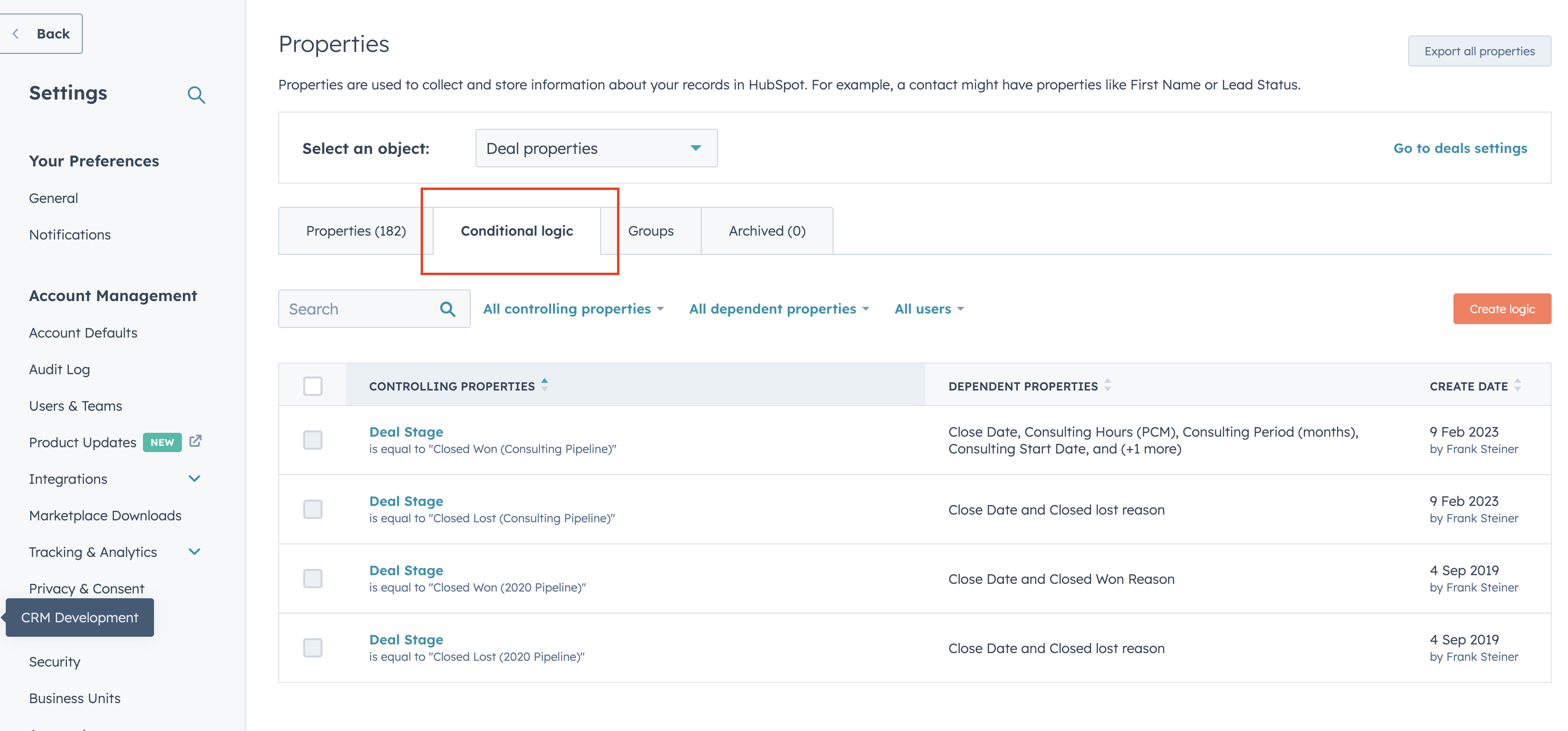 HubSpot Community - Deal Stage Conditional Logic - HubSpot Community