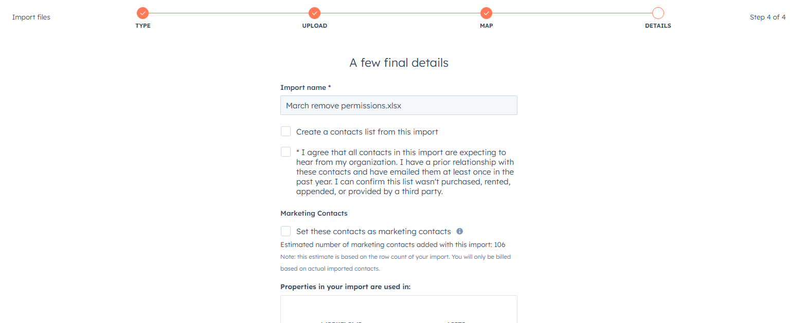 Solved: HubSpot Community - How can you change fields and permissions for a custom imported list ...