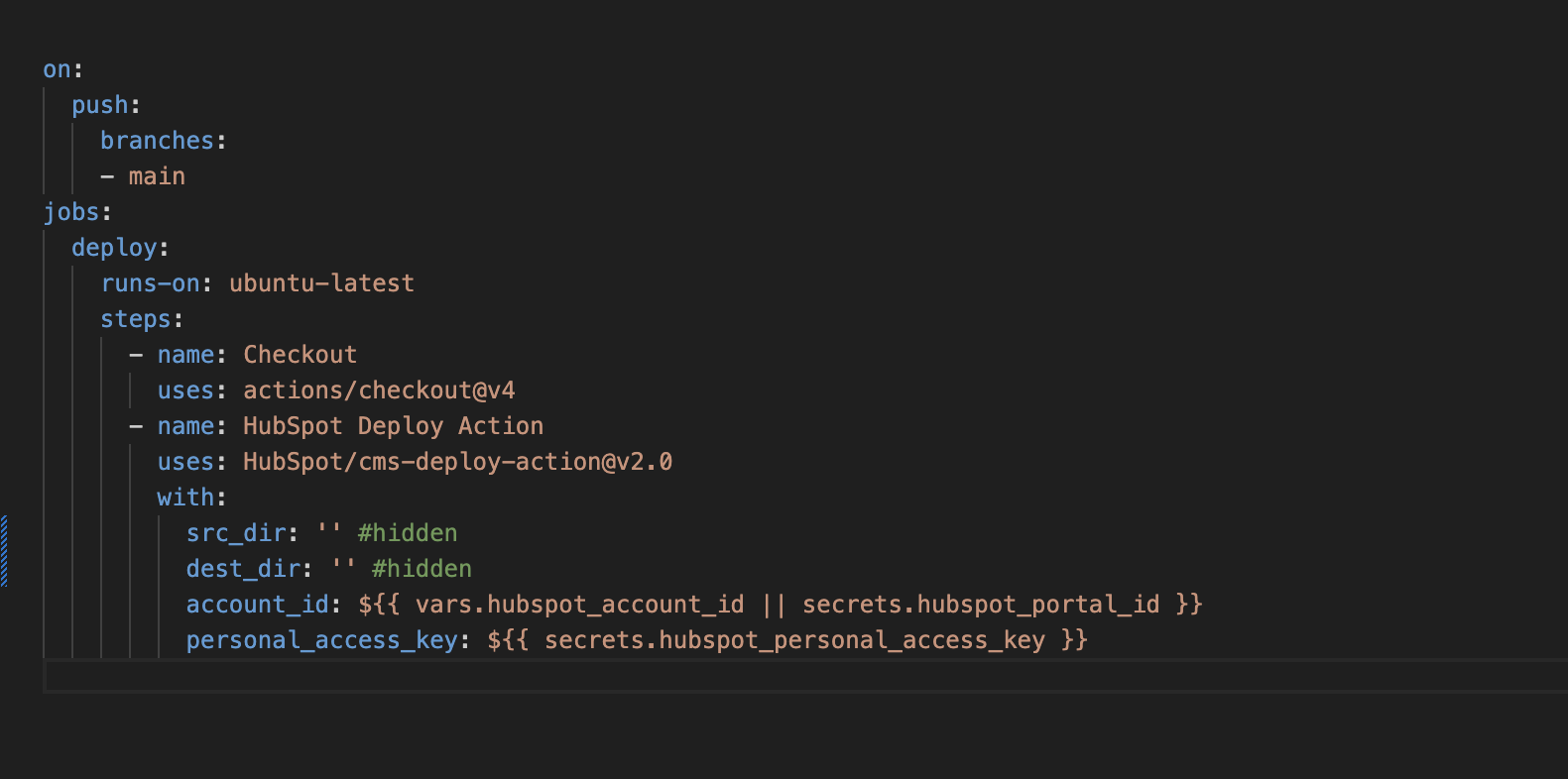 HubSpot Community - Issue with HubSpot CMS Deploy GitHub Action – "Missing download info" Error ...