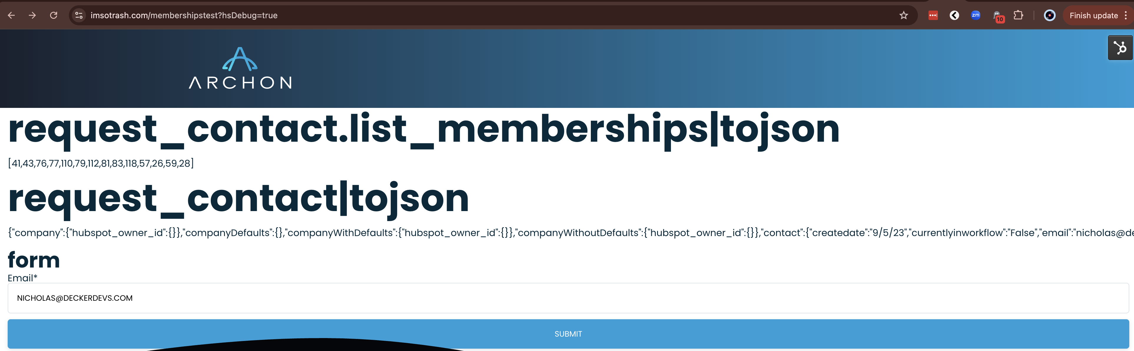 Solved: HubSpot Community - cms-react hubl template not showing list memberships - HubSpot Community