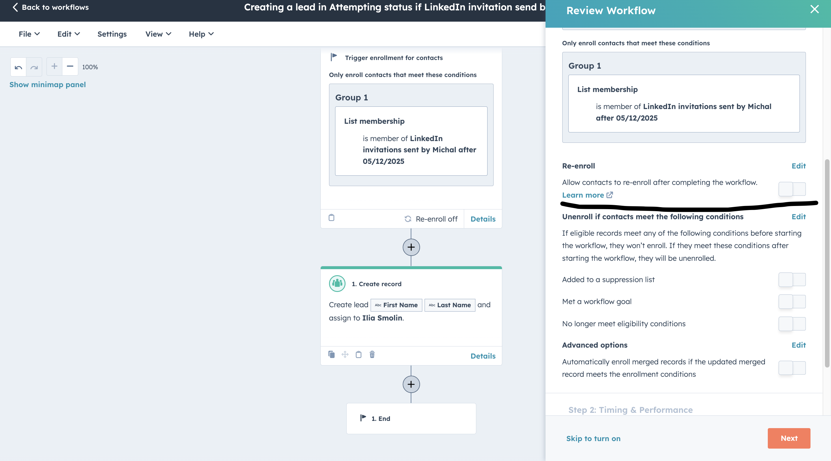 HubSpot Community - A workflow to create a lead (Sales workspace) in ...